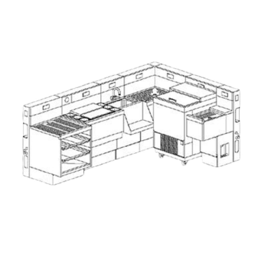 Perlick MBS Modular Bar Structure Section-Bar System – IceMachinesPlus.com
