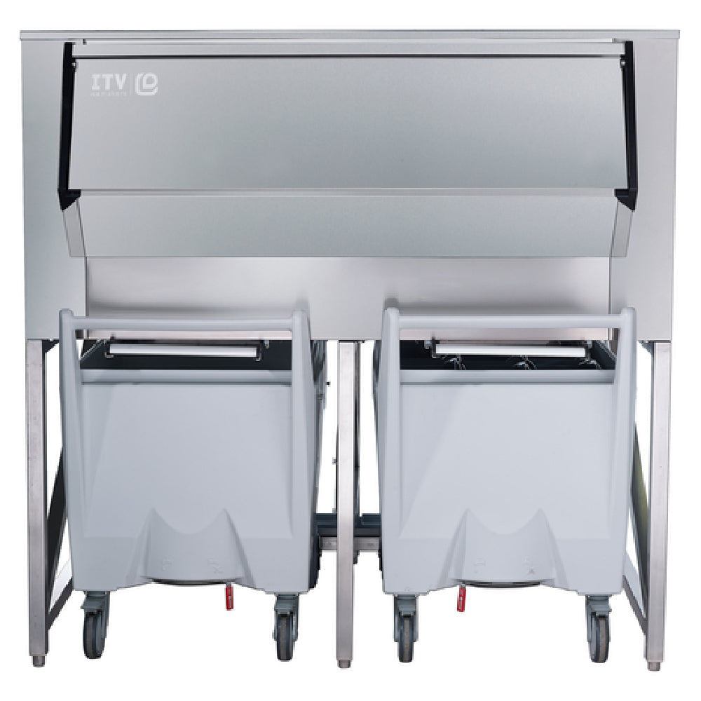 ITV Ice Makers SCD-900 Ice Storage Bin With Carts 60" W 911 Lbs. AHRI ...