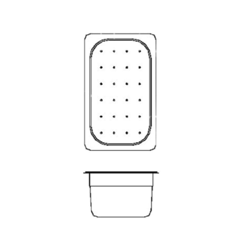 Perlick 7055-48 Wet Waste Pan 7 Qt Stainless Steel Buy ...