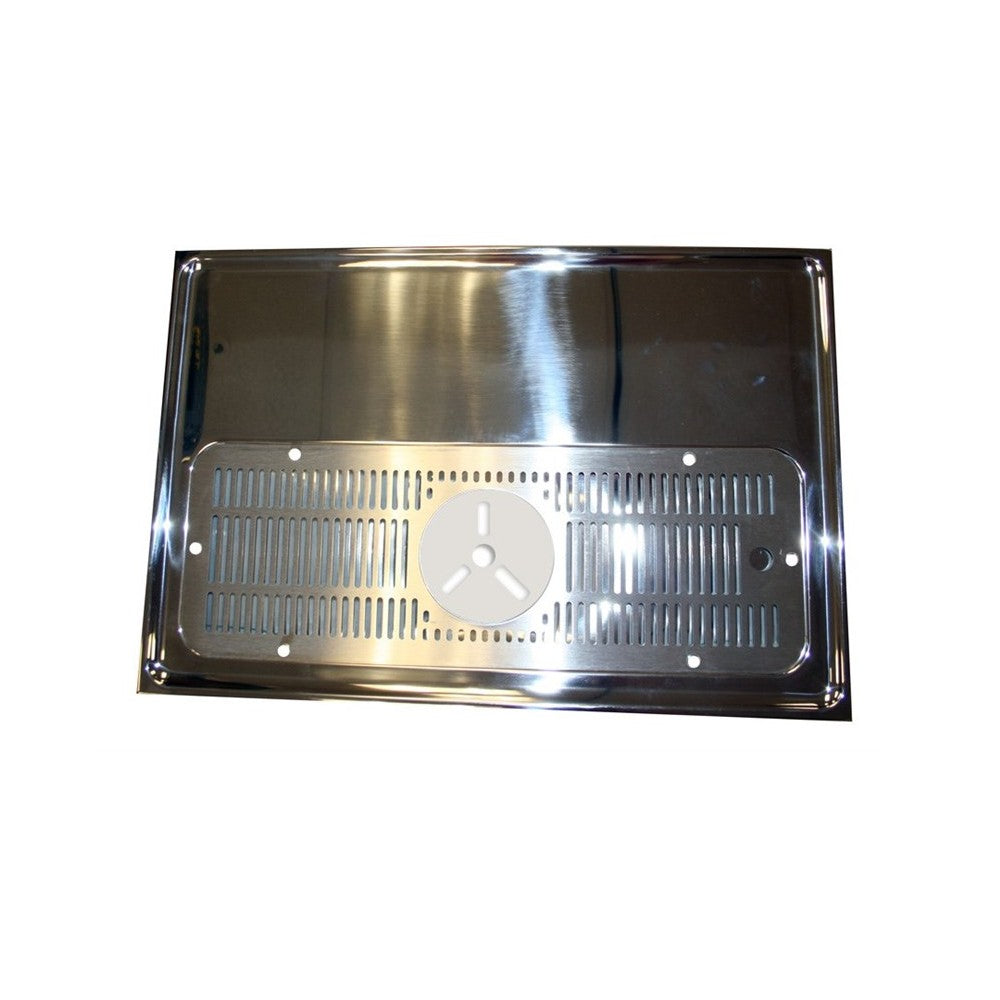 Perlick 43840SS-R Platform Drip Tray Trough With Rinser Surface Mount ...
