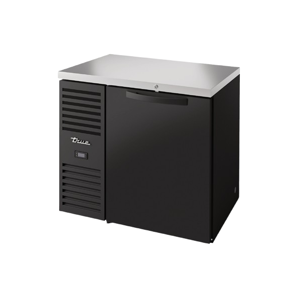 True Refrigeration TBR36-RI Bar Cooler - 36" Black – IceMachinesPlus.com